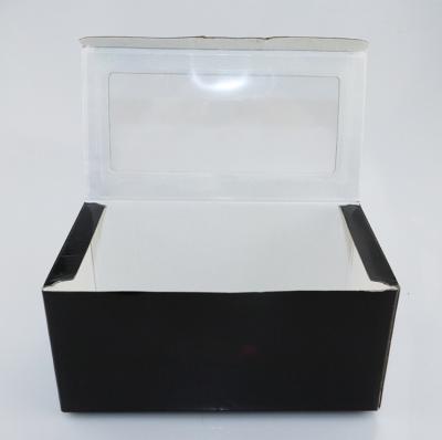 Cina Scatola di cartone rigida del PVC con il coperchio 310*280*80mm ISO9001 della finestra in vendita