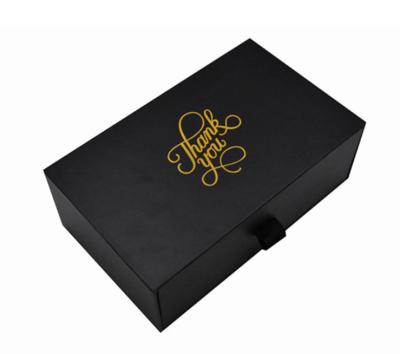 China Het Kartondocument van Matt Laminated Gold Foil Stamping Stijf Ladevakje voor Jewelries Te koop