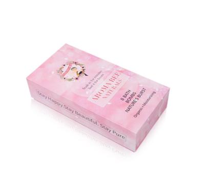 China CDR Rosa vorzügliche Druckkosmetik, die Kästen mit Deckeln verpacken zu verkaufen