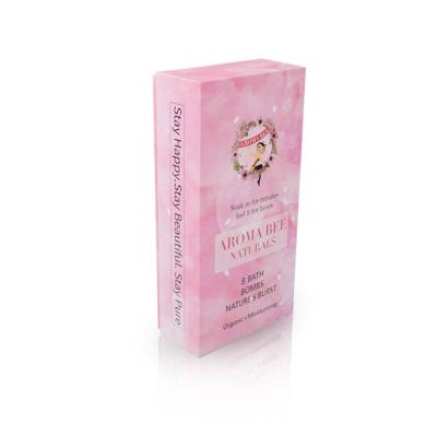 China CDR Rosa vorzügliche Druckkosmetik, die Kästen mit Deckeln verpacken zu verkaufen