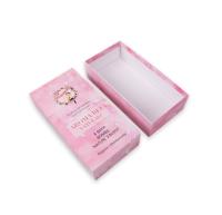 China CDR Pink Exquisite Printing Cosmetics Packaging Boxes With Lids for sale