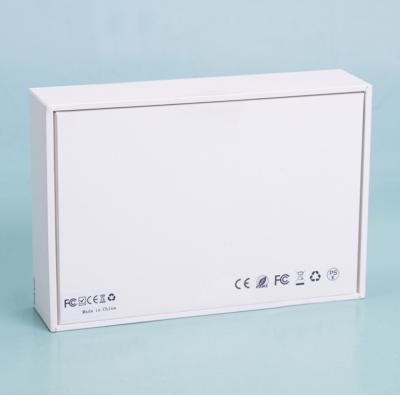 China Caixas de presente brancas de papel do cartão do AI com tampas EVA Insert à venda
