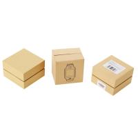 China Foam Insert Square Kraft Electronics Packaging Box 120*120*100mm for sale