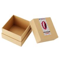 China Foam Insert Square Kraft Electronics Packaging Box 120*120*100mm for sale