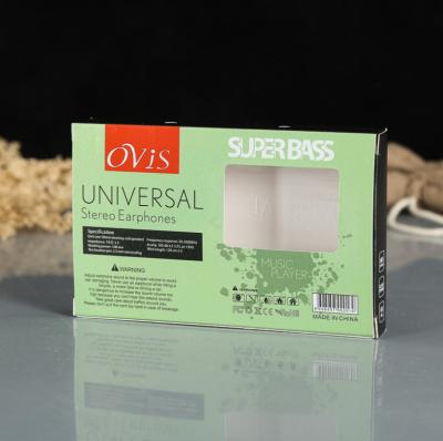 China Pvc-het Kartondoos van de Oortelefoonelektronika met Vensterdeksel Te koop