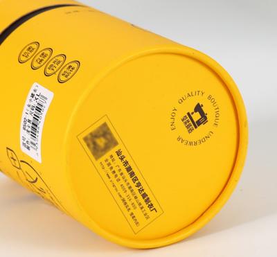 Cina contenitore di regalo cilindrico di carta 157gsm con stampa del coperchio CMYK in vendita
