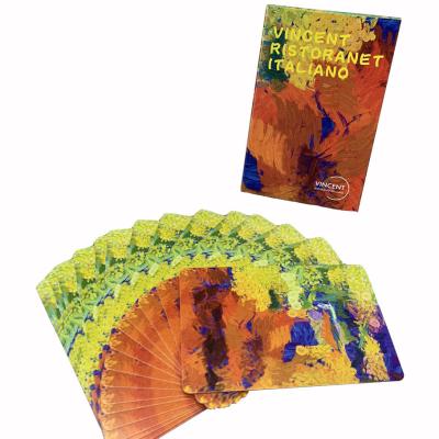 Cina Progettazione personale 63*88mm Matt Varnished 300gsm Art Paper Poker Cards in vendita