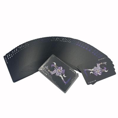 Cina Logo Printed Waterproof su ordinazione carte della mazza del PVC di 0.32mm - di 0,3 in vendita
