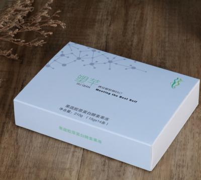 Cina Scatola pieghevole del bordo di avorio 300gsm di stile del cassetto dello SGS per alimento sano in vendita
