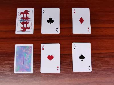 Cina Eco su ordinazione 300gsm amichevole C2S Art Paper Poker Cards 57x87mm in vendita