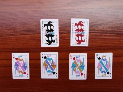 Cina Eco su ordinazione 300gsm amichevole C2S Art Paper Poker Cards 57x87mm in vendita