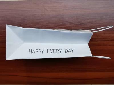 Cina CMYK ha stampato il commestibile asportabile dei sacchetti della spesa 60gsm della carta kraft in vendita
