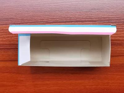 Cina Scatola del bordo di Matt Laminated Water Resistant Ivory con la chiara finestra del PVC in vendita