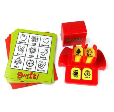 Cina Parole interessanti dei giochi con le carte di plastica di bingo di 100% che imparano per i bambini in vendita