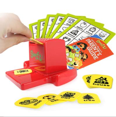 Cina Parole interessanti dei giochi con le carte di plastica di bingo di 100% che imparano per i bambini in vendita