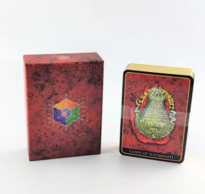 Cina I bordi dorati 350gsm le carte di tarocchi di carta patinata Matt Finished in vendita