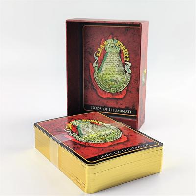 Cina I bordi dorati 350gsm le carte di tarocchi di carta patinata Matt Finished in vendita
