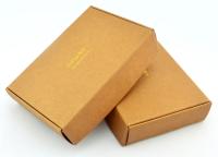China Handmade Foldable Kraft Paper Boxes For Mailing Packaging for sale