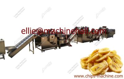 China Fully Automatic Banana Plantain Chips Production Line|High Quality Plantain Chips Making Machine for sale