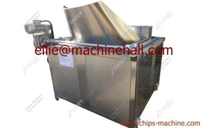 China Automatic Green Peas Frying Machine|Stainless Steel Green Pea Fryer Equipment for sale