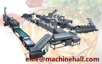 China Frozen French Fries Processing Line Making Equipment With Factory Price for sale