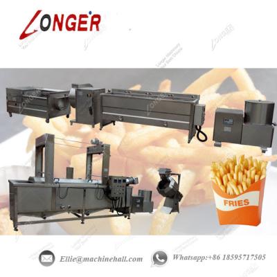 China Full Automatic French Fries Production Line|French Fries Making Machine|Commercial French Fries Production Line for sale