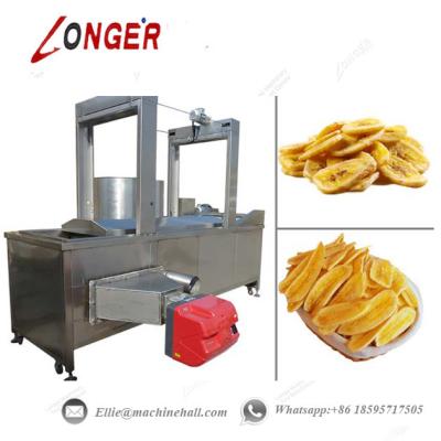 China Automatic Banana Chips Continuous Frying Machine|Commercial Banana Fryer|Banana Chips Fryer Equipment|Continuous Fryer for sale