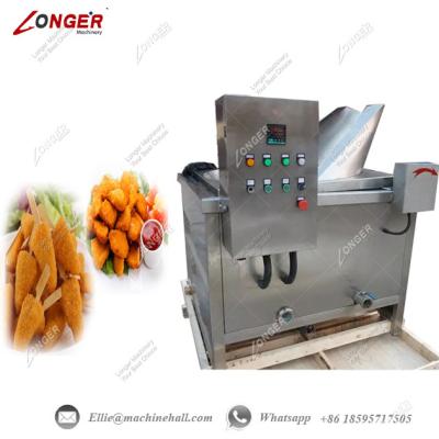 China Meat Frying Machine|Chicken Frying Machine|Round Port Commercial Frying Equipment|Chicken Continuous Fryer for sale