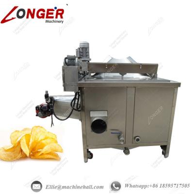 China Commercial Potato Chips Frying Machine|Industrial Potato Chips Fryer Equipment|Automatic Potato Chips Fryer Equipment for sale