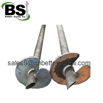 China High Quality Extendable Round Shaft Helical Piles for export for sale