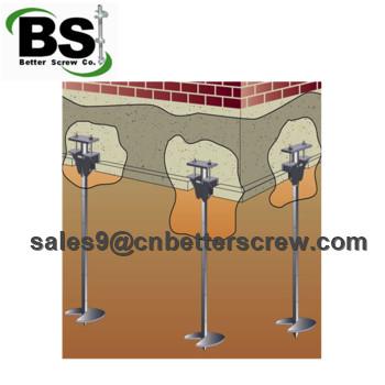 China Helical screw piles used to secure new or repair existing foundations for sale