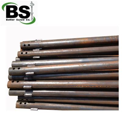China Round Shaft Helical Piles are use  to Solar Farms Foundation for sale