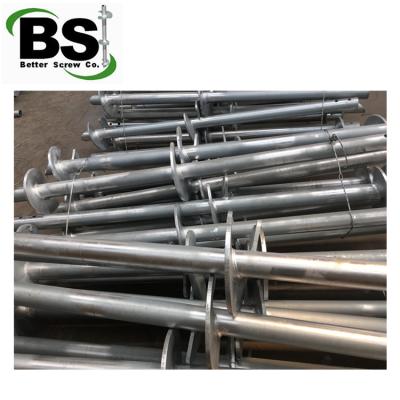 China Power driven helical screw piles for building for sale