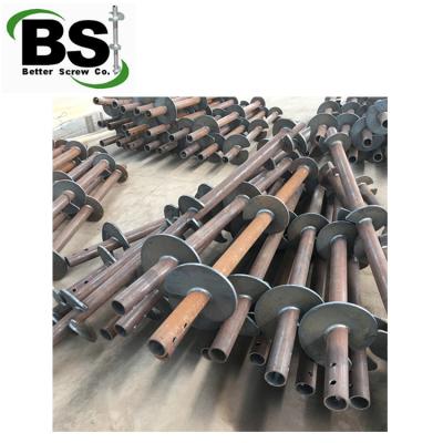 China China wholesale round shaft helical piles for sale