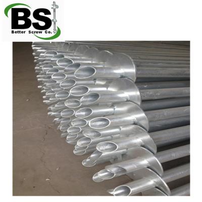 China Helix Torque Round Shaft Helical Pile for export for sale