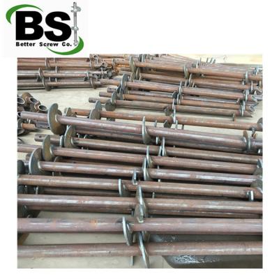 China Sale steel ground screw pile and anchor for export for sale