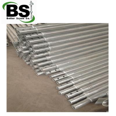 China Foundation steel helix piles/screw anchors for sale