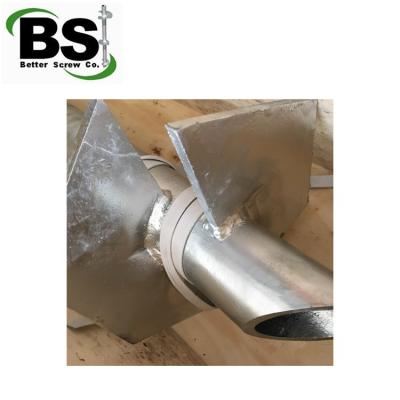 China Segmented Round Shaft Helical Piles for sale