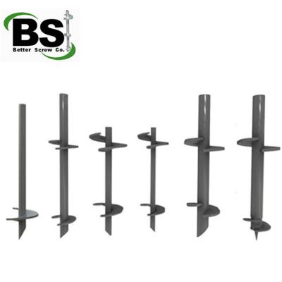 China China helical blade piles for export for sale