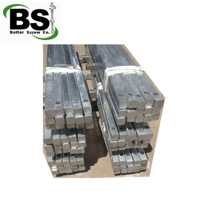 China With one/two/three helix helical screw pile for export for sale