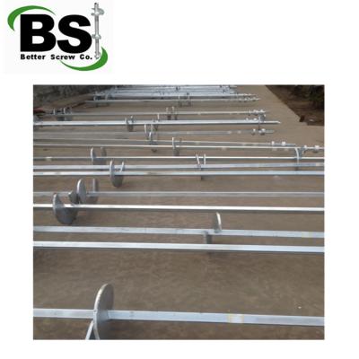 China Great Load Capacities Square Shaft Helical Piles for sale