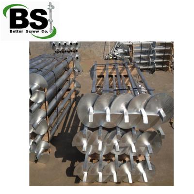 China Segmented Square Shaft Helical Piles for sale