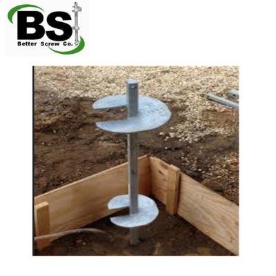 China The ultimate deck foundation Square Shaft Helical Screw Piles for export for sale