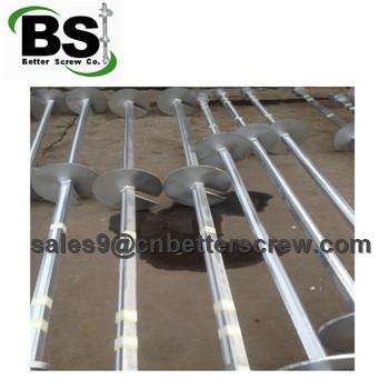 China USA market hot sell steel residential pier screw piles for foundations for sale