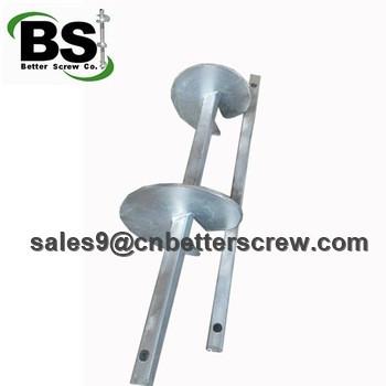 China Helical Screw Pile and helical anchor for Guardrail Installation for sale