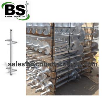 China Double Helix Lead Section Square bar Anchor for sale
