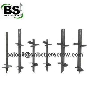 China industrial steel foundation piling with top cap for sale