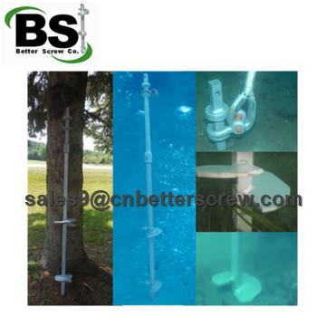 China High quality steel pipe with steel helix plate for Canada market for sale