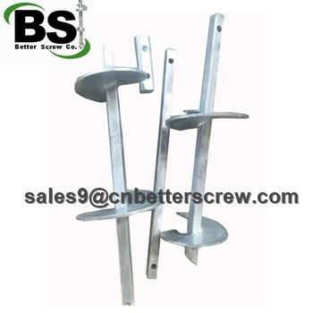 China Square Shaft/Bar Helical Piers (pilings) for Housing Raising & Support for sale