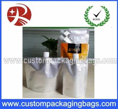China Custom Made Stand Up Bags / Aluminium Foil Spout Pouches For Cream for sale